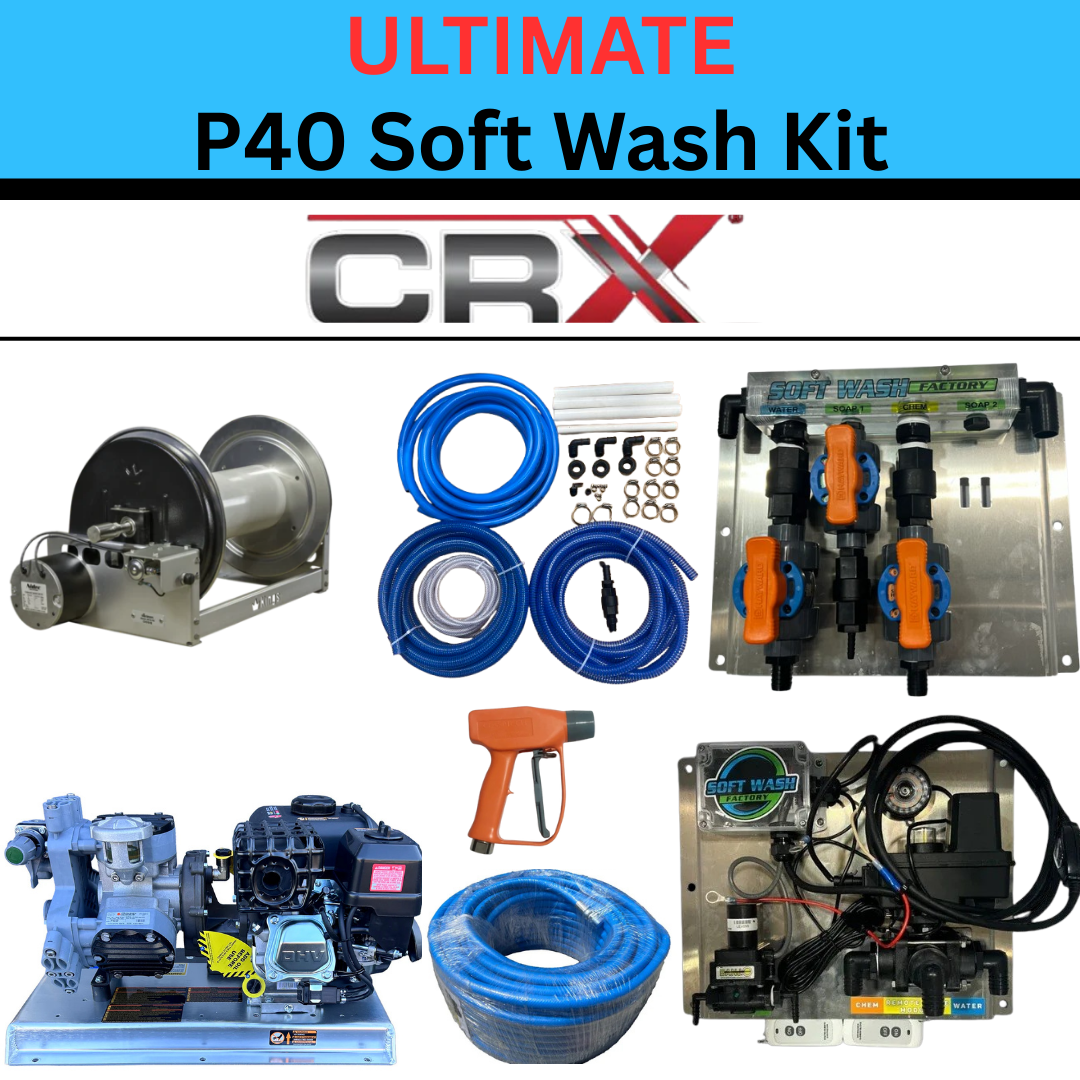 Ultimate CRX P40 Soft Wash Kit – Soft Wash Factory